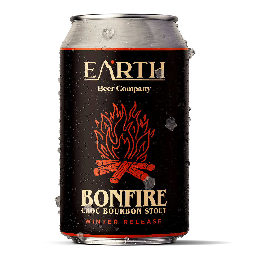 Bonfire Choc Bourbon Stout 5.8% | Earth Beer Company NSW