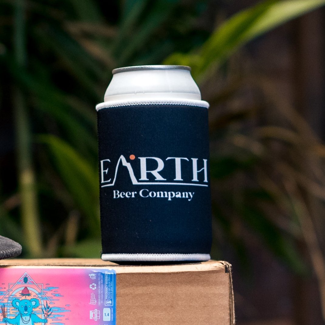 Earth Beer Stubby Cooler - Black | Earth Beer Company NSW